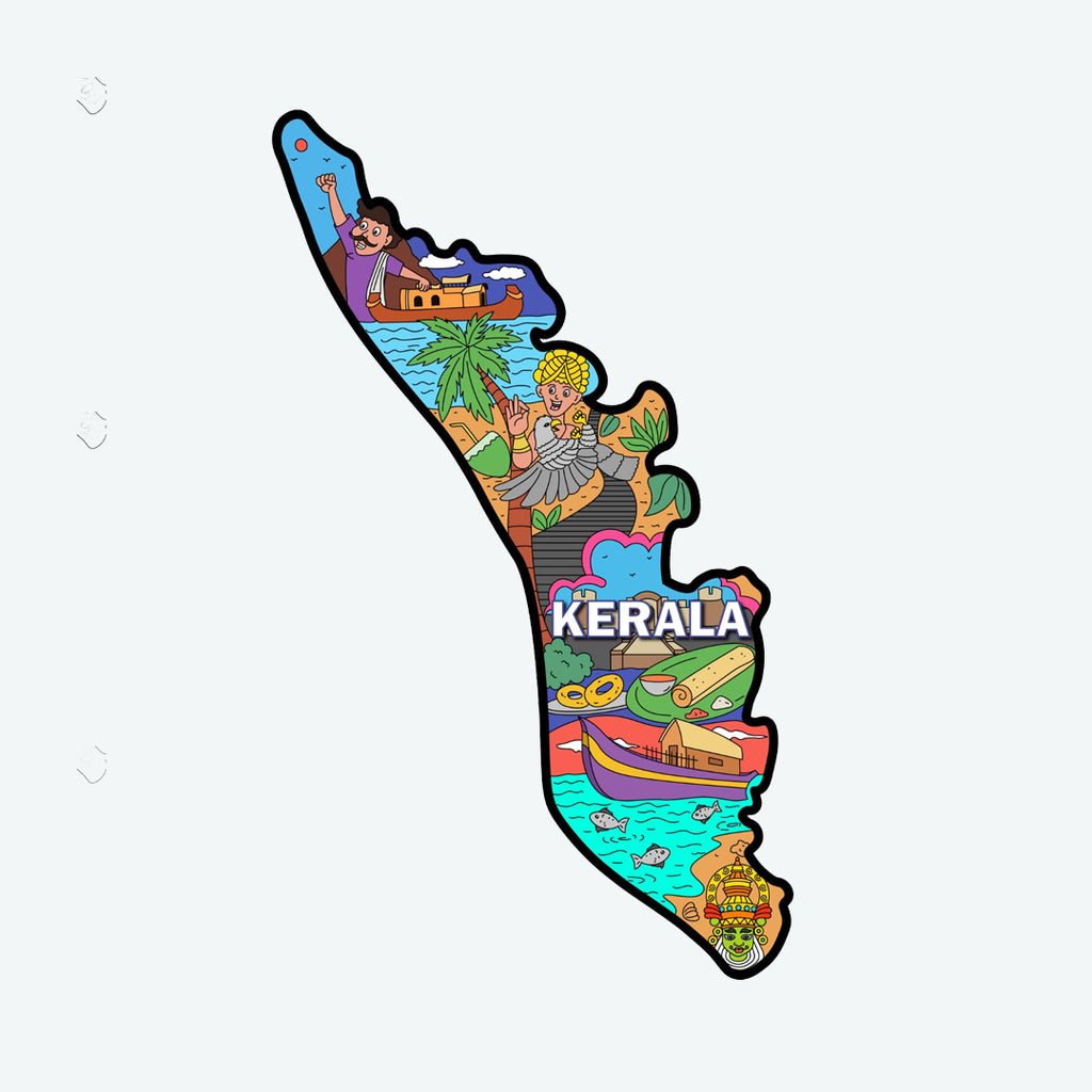 Kerala Map – Magnet Wala